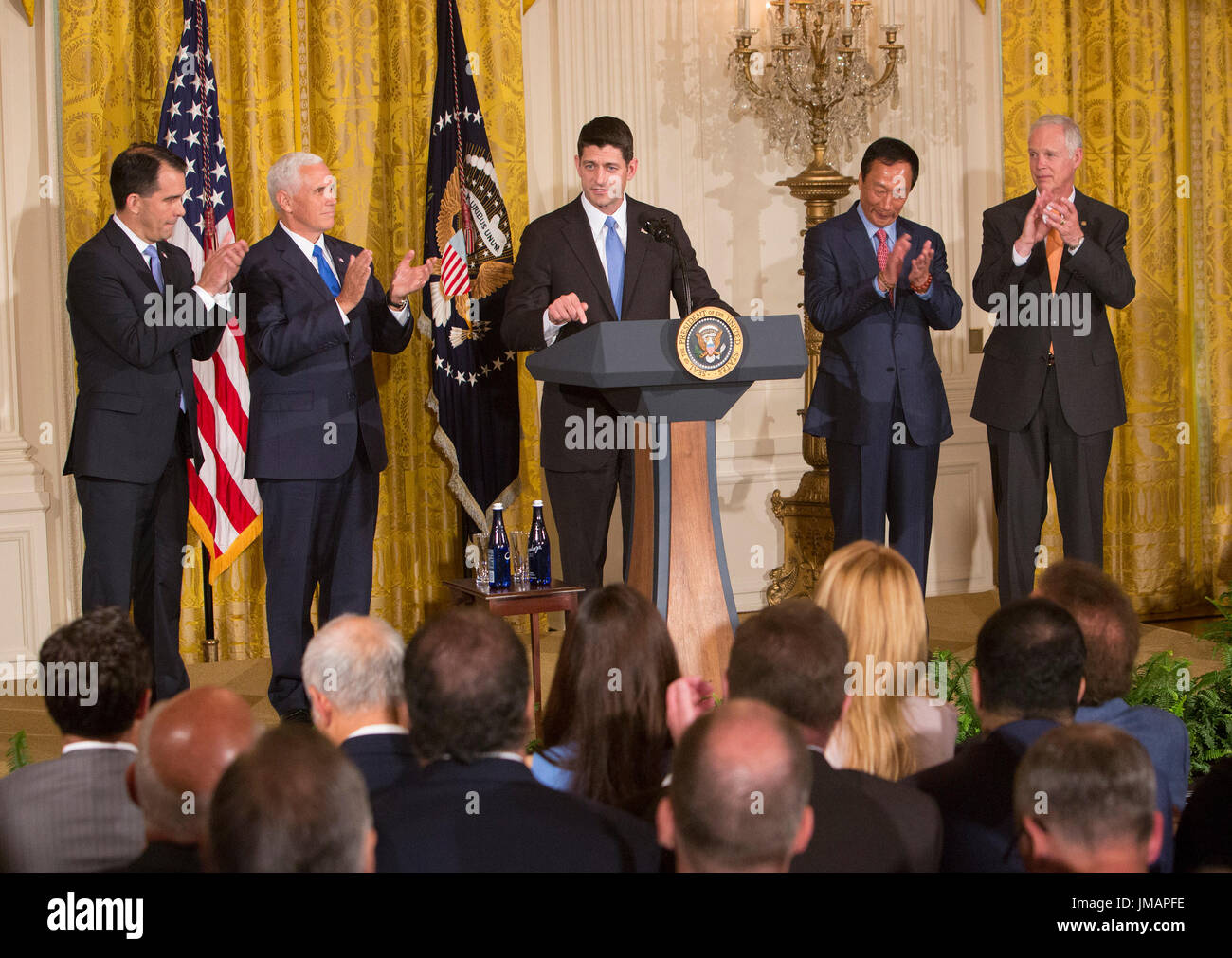 Speaker of The US House Paul Ryan (Republican of Wisconsin) speaks ...