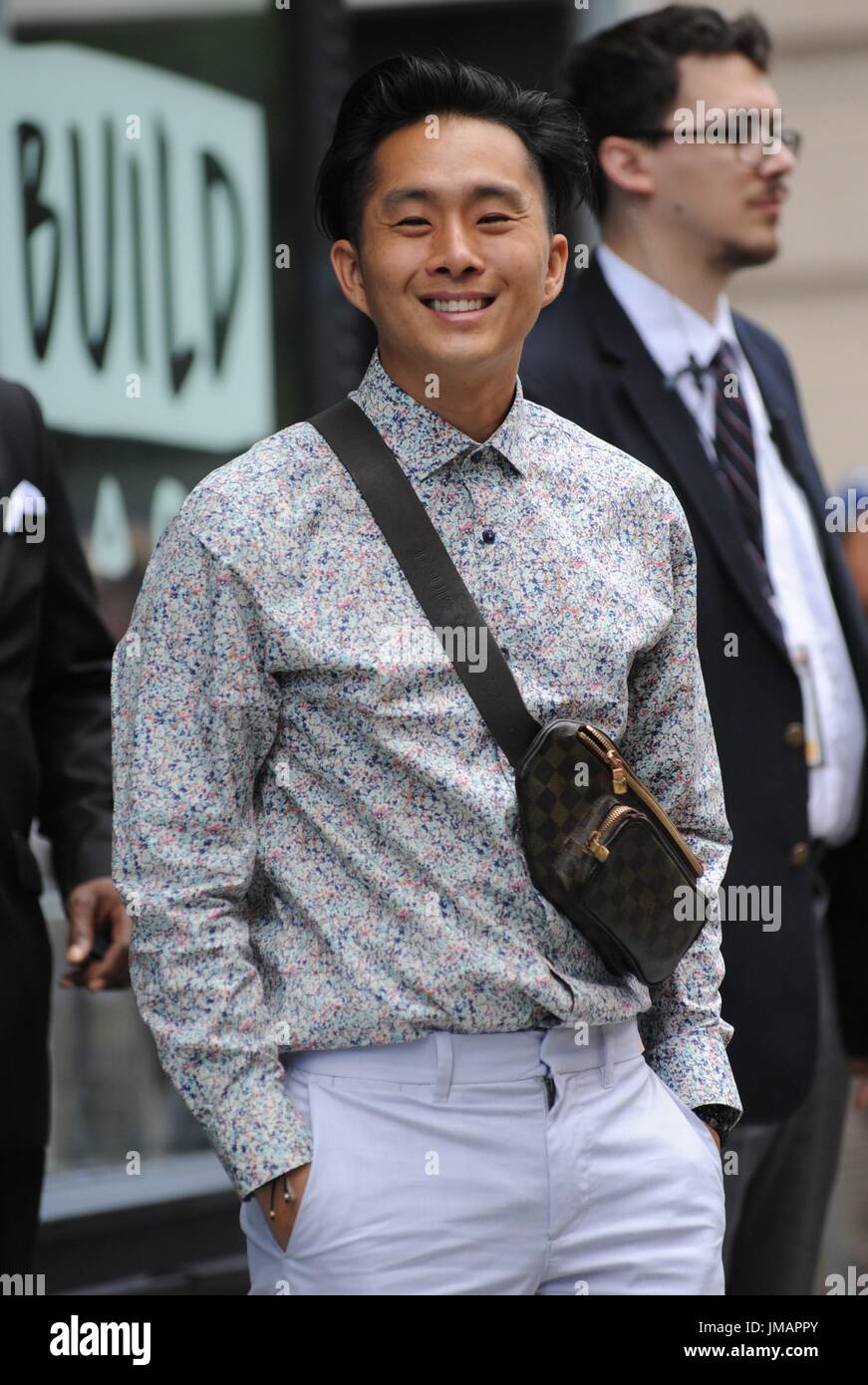 New York, NY, USA. 26th July, 2017. Justin Chon out and about for ...