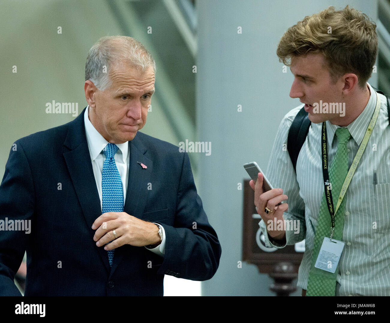 United States Senator Thom Tillis (Republican of North Carolina) speaks ...