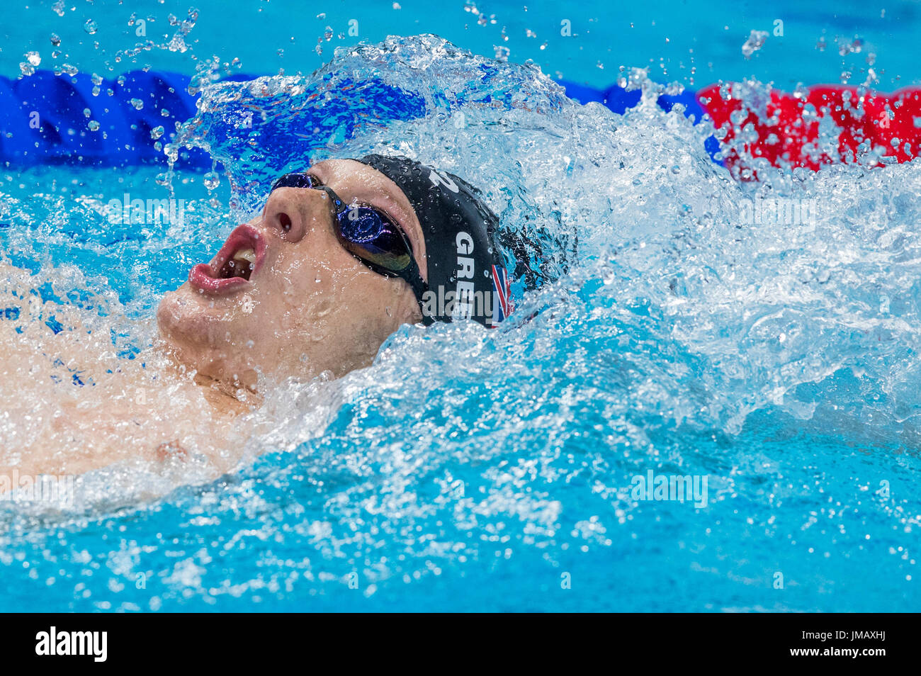 Budapest, Hungary. 27th July, 2017. British swimmer Luke Greenbank in ...