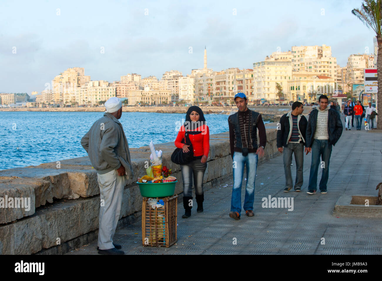 Aegypten, Alexandria, Corniche Stock Photo - Alamy