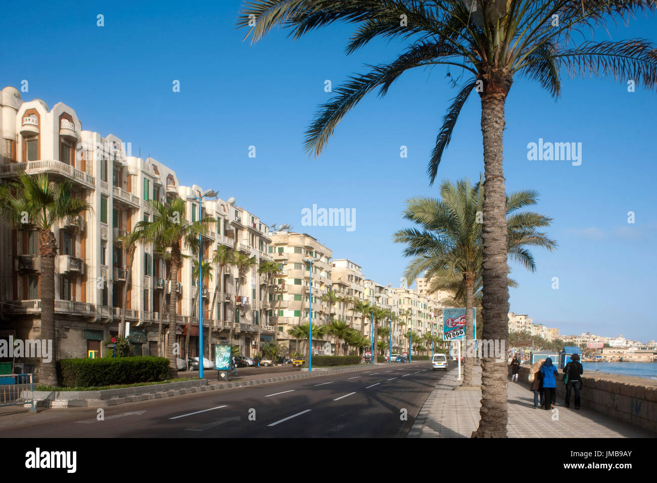 Aegypten, Alexandria, an der Corniche Stock Photo - Alamy