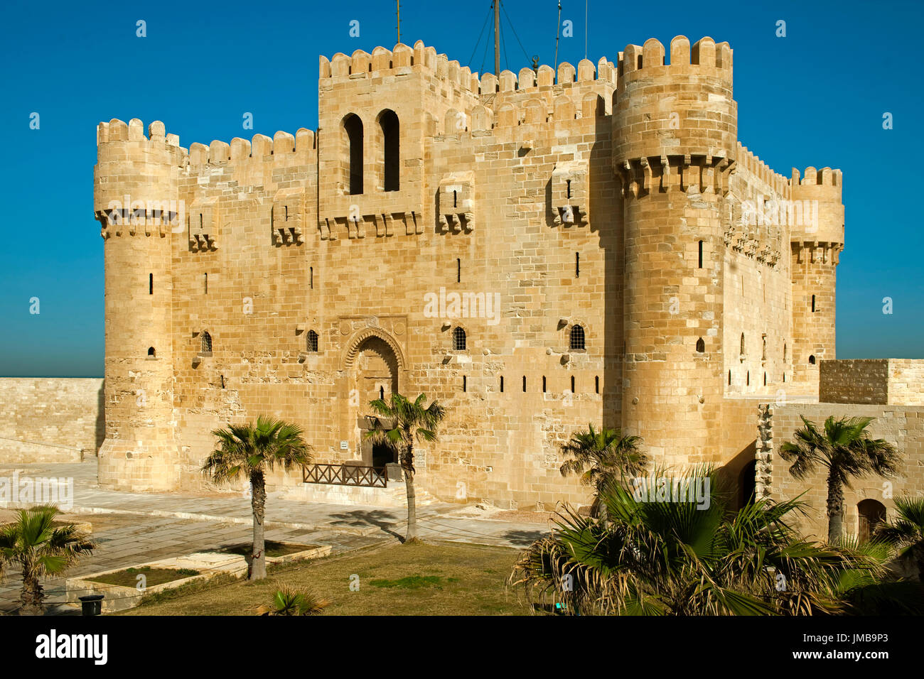 Aegypten, Alexandria, Fort Kait Bey Stock Photo - Alamy