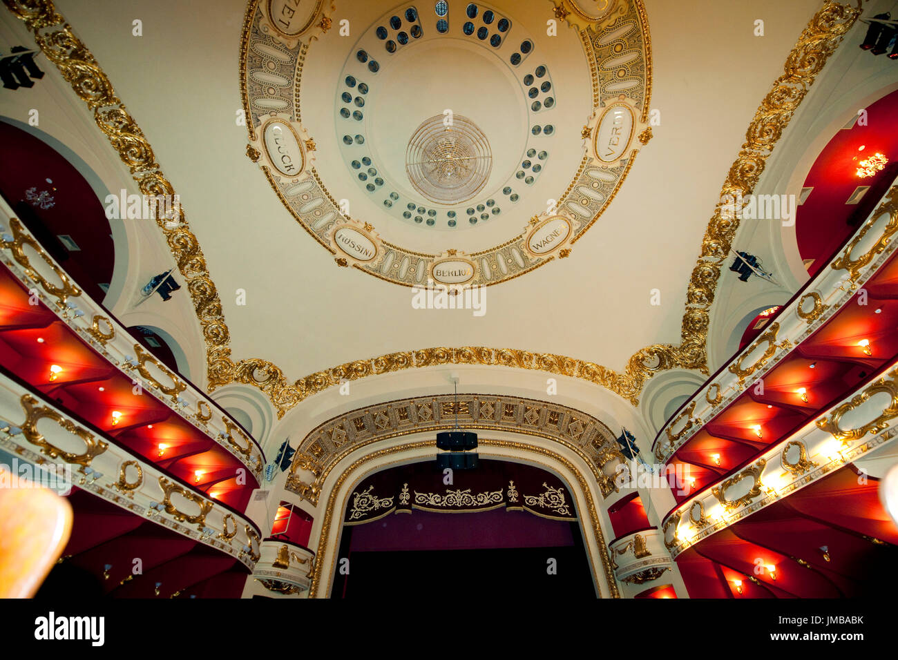 Egypt, Alexandria, Alexandria Opera House, also known as Sayyed Darwish ...
