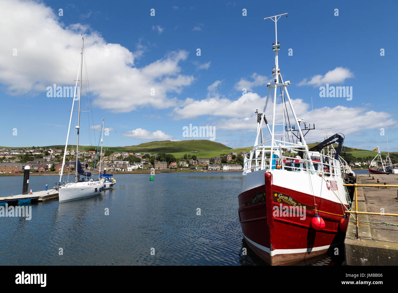 The Good Hope Fishing Vessel berthed at Campbeltown Harbour, Kintyre ...