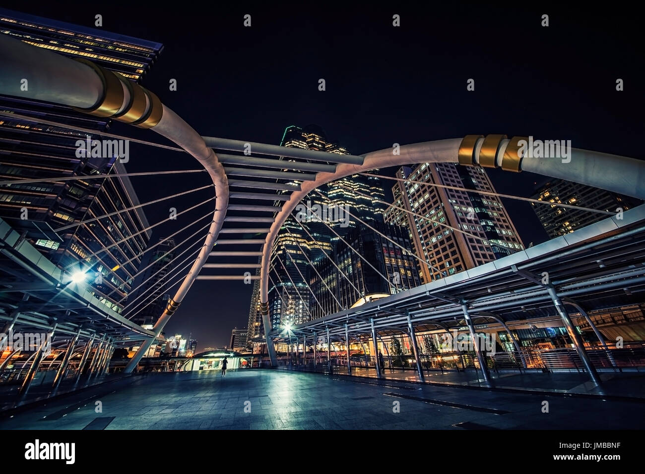 Sathorn bridge hi-res stock photography and images - Alamy