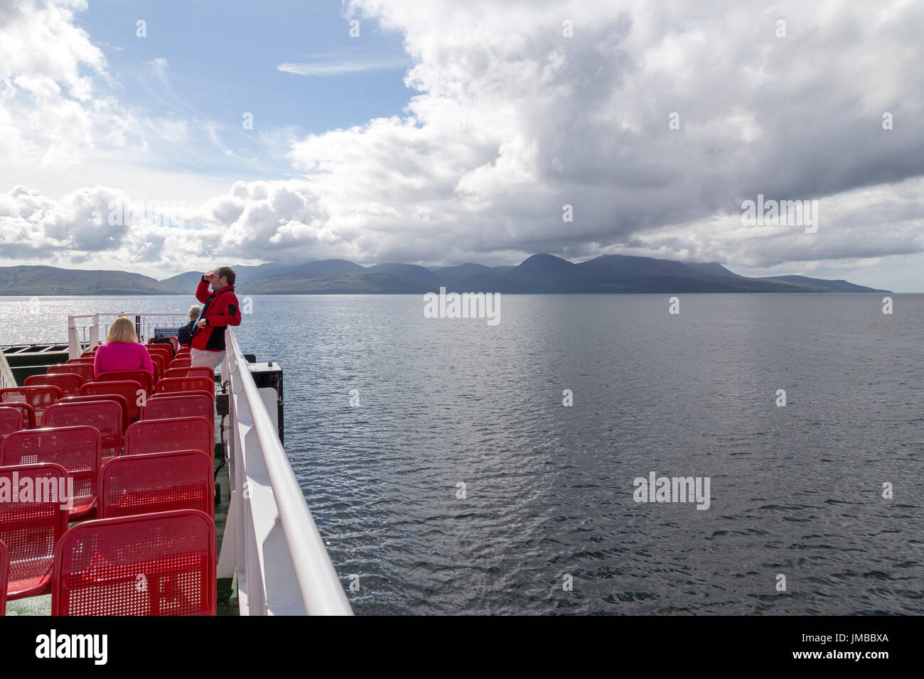 Caledonian Macbrayne Ferry The MV Catriona sailing to Lochranza, Isle ...