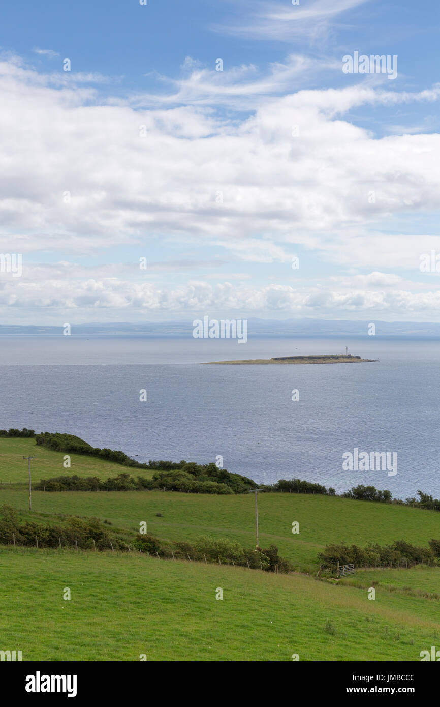 The Holy Isle just off the Isle of Arran, West Coast of Scotland ...