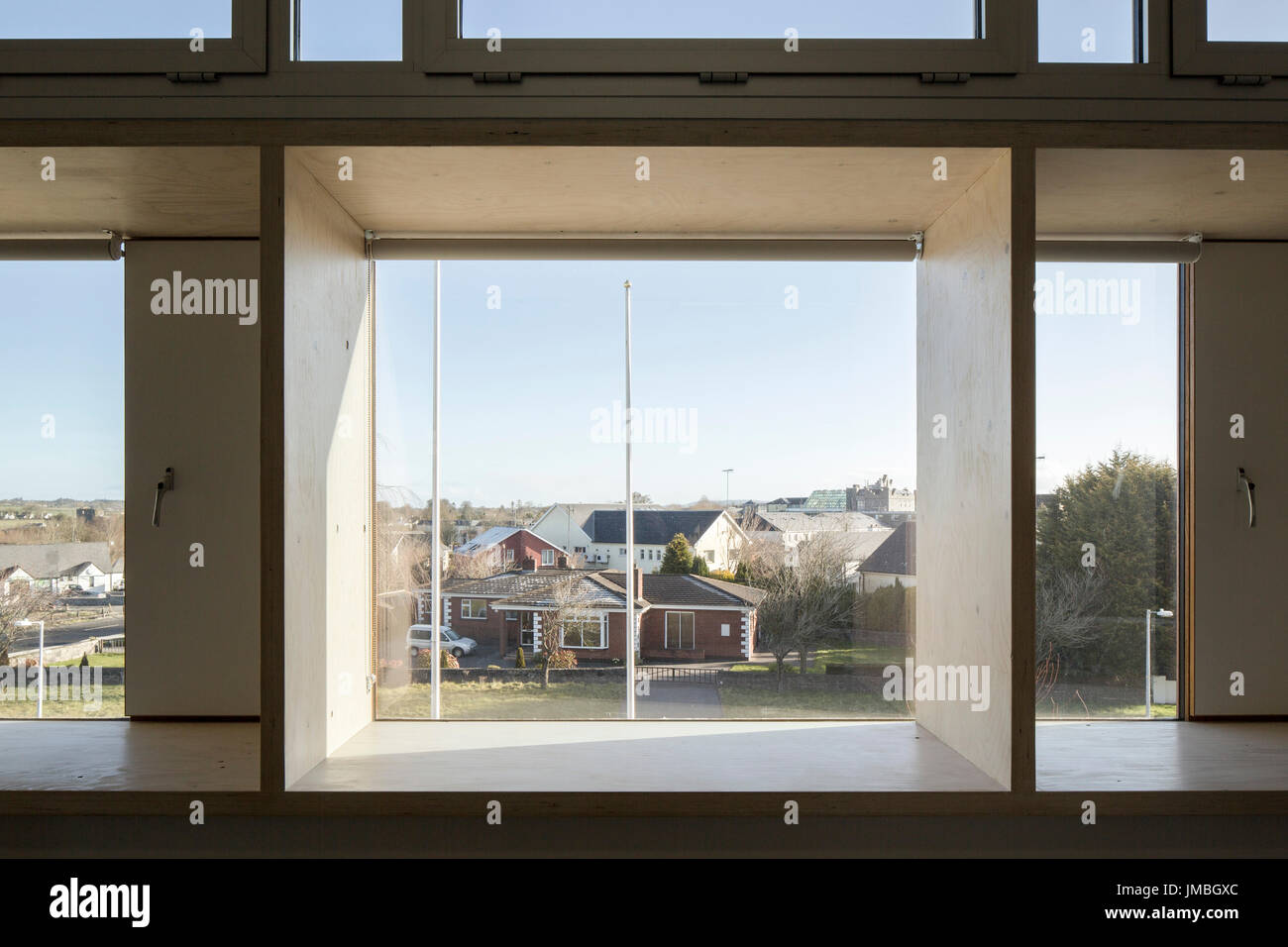 Interior window reveal with view through. Roscommon County Council ...