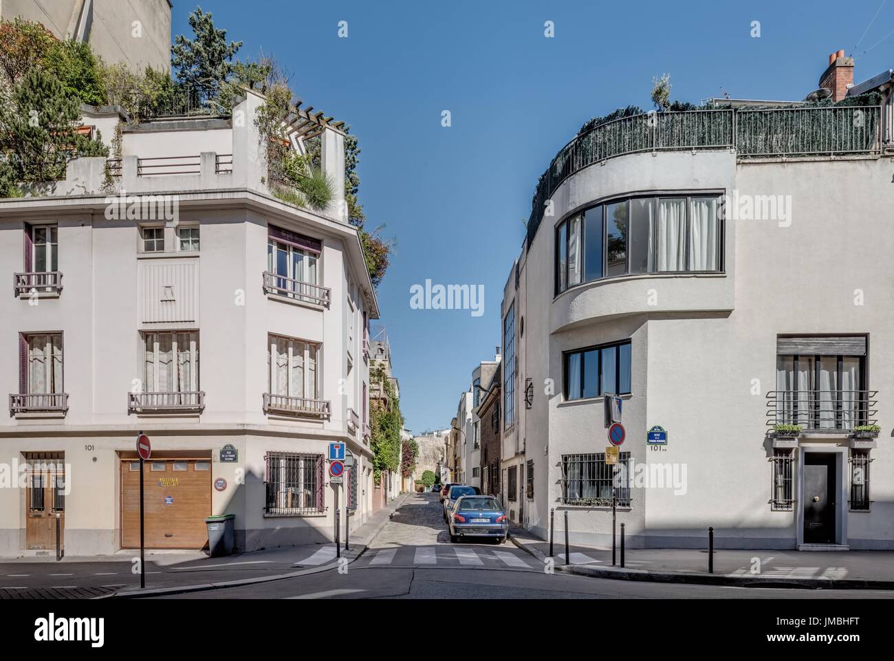 Paris, Andre Lurcat, Villa Seurat Stock Photo - Alamy