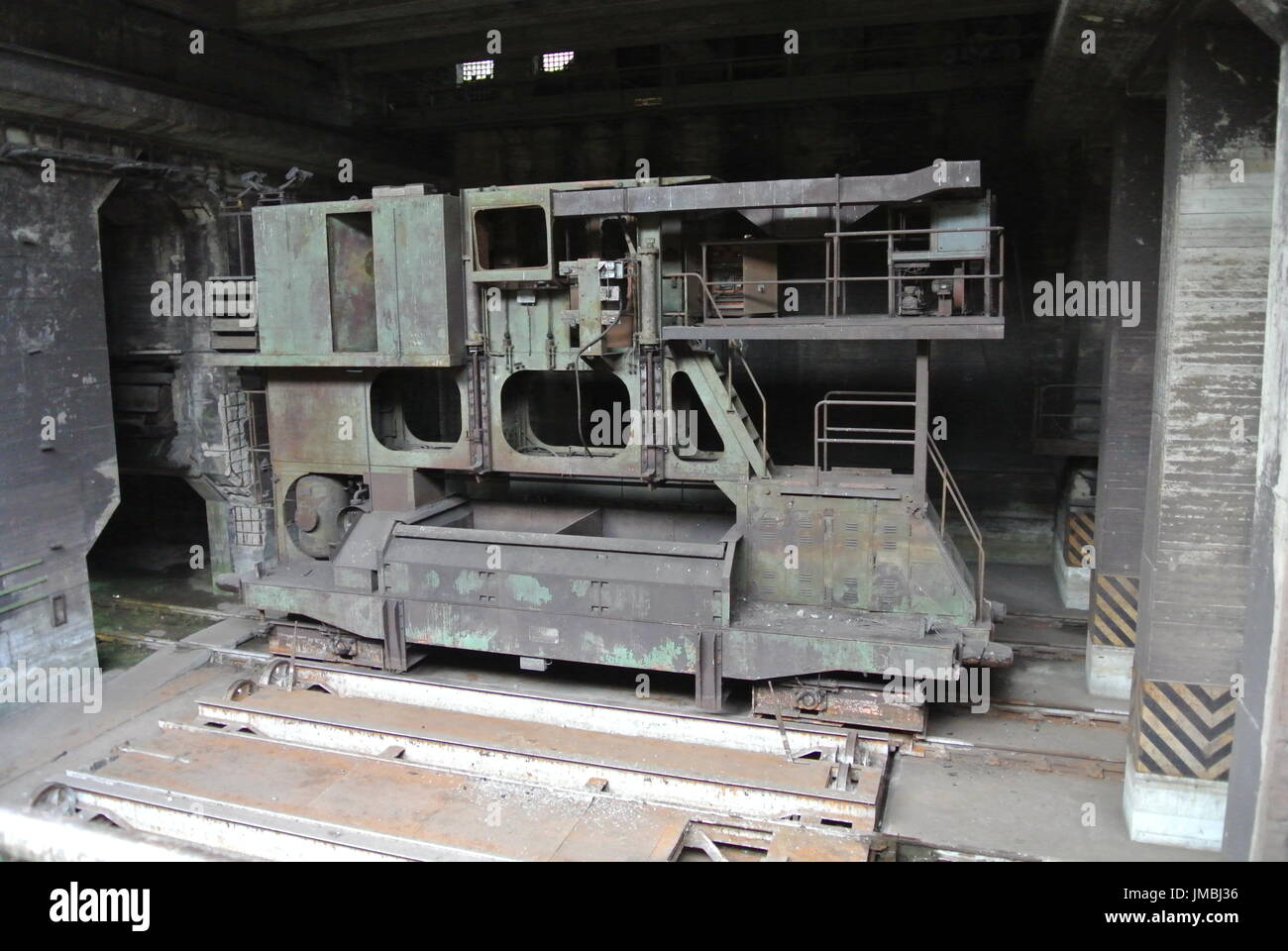 Mollerwagen inside Mollerbunker, Landschaftspark Duisburg Nord, Germany ...