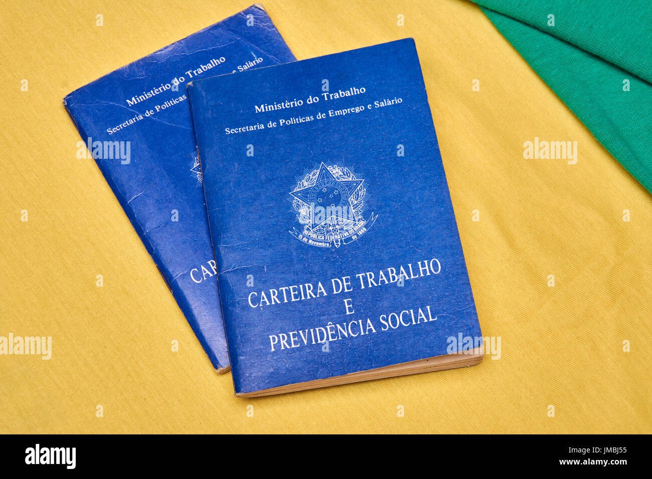 Brazilian work books or document work, social security or worker rights ...