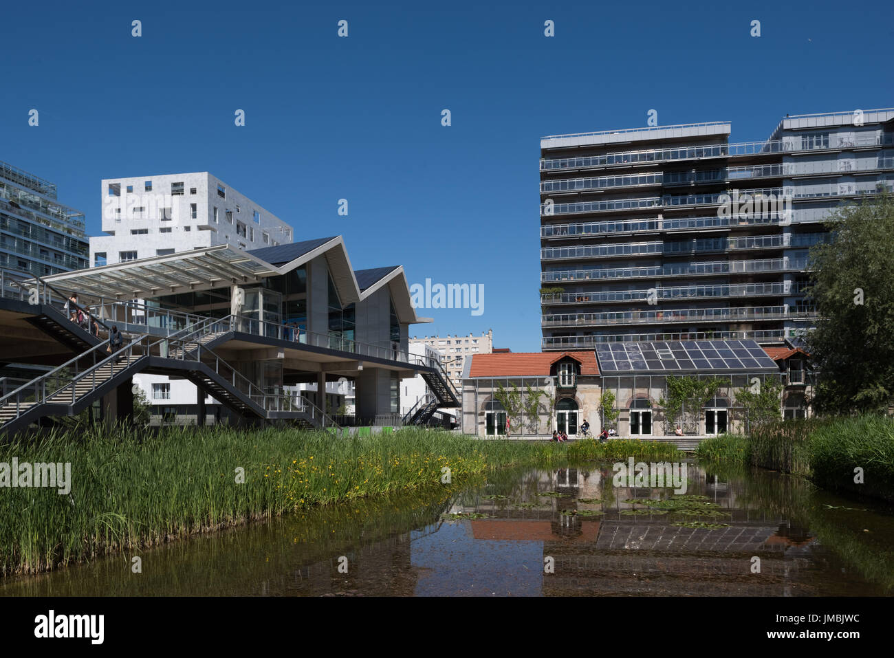 Paris, Parc Martin Luther King, Stadtentwicklungsgebiet Clichy ...