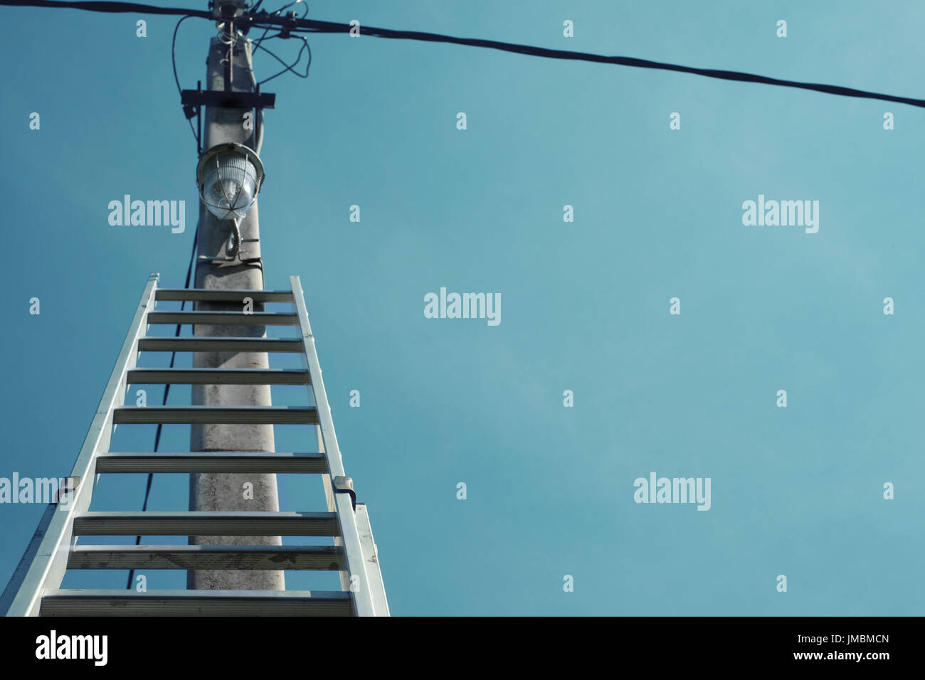 Telescopic ladder hi-res stock photography and images - Alamy