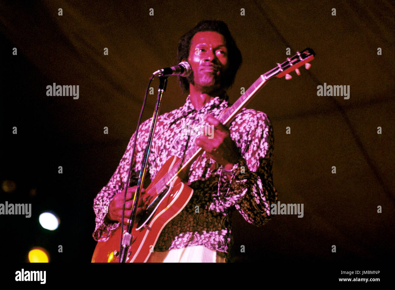 Chuck Berry performing in Boston, MA in 1969. © Peter Tarnoff ...
