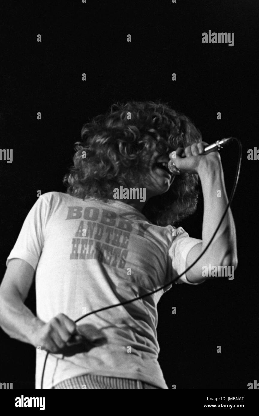 Led Zeppelin performing at the Newport Jazz Festival in Newport, RI on ...