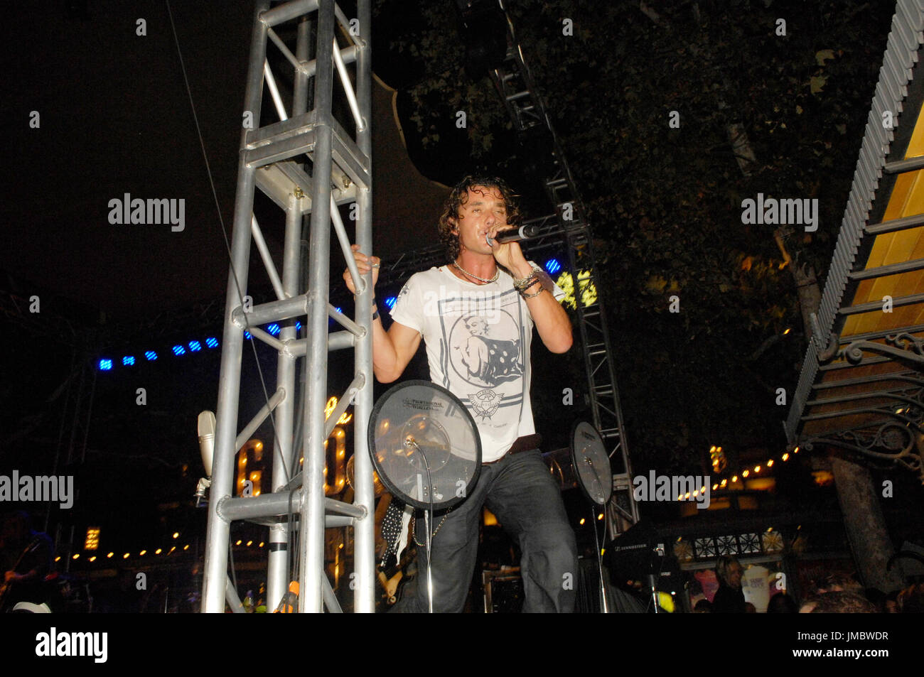 Singer Gavin Rossdale Bush performs Grove August 26,2009 Los Angeles ...