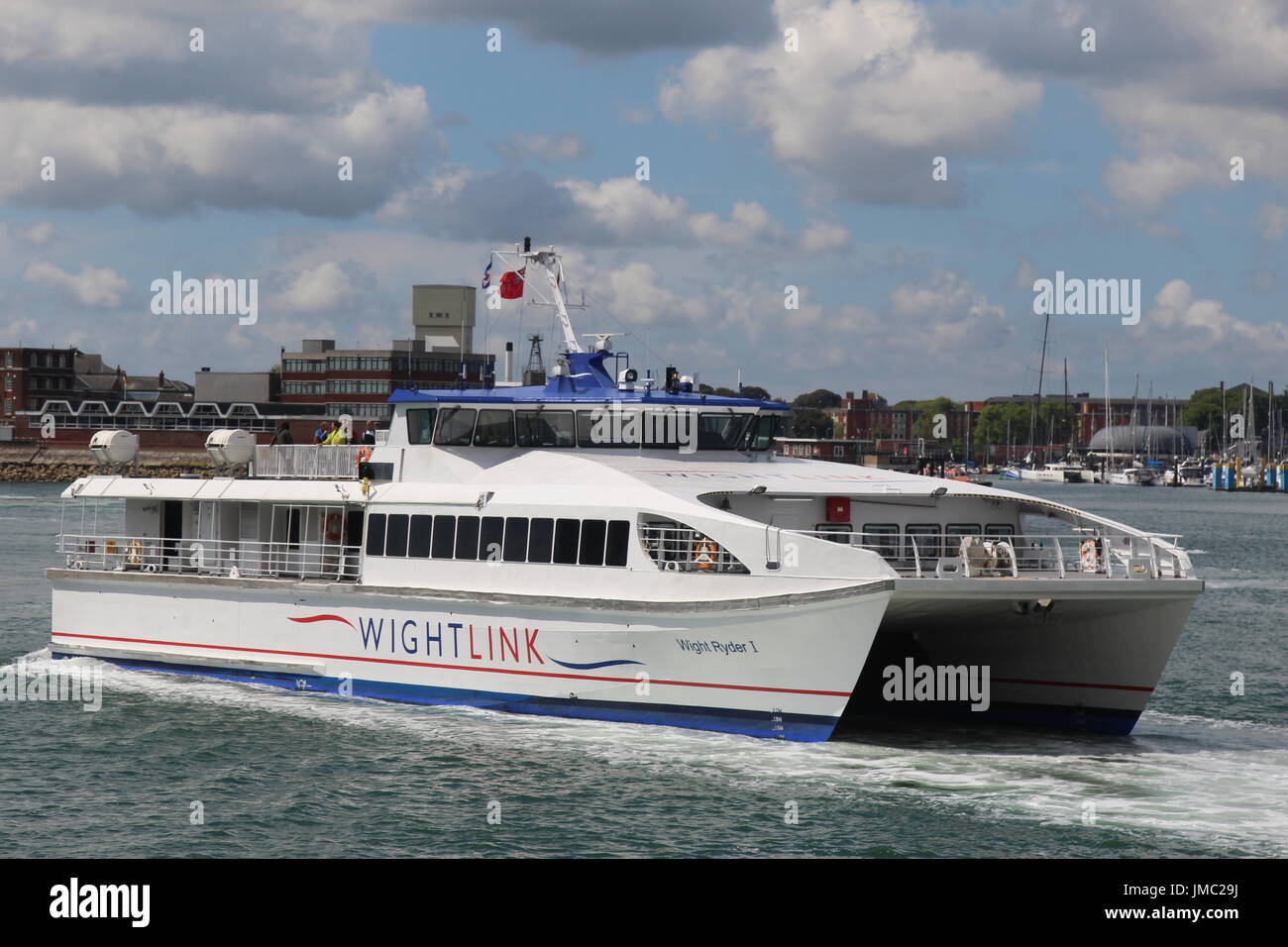 Wightlink catamaran hi-res stock photography and images - Alamy