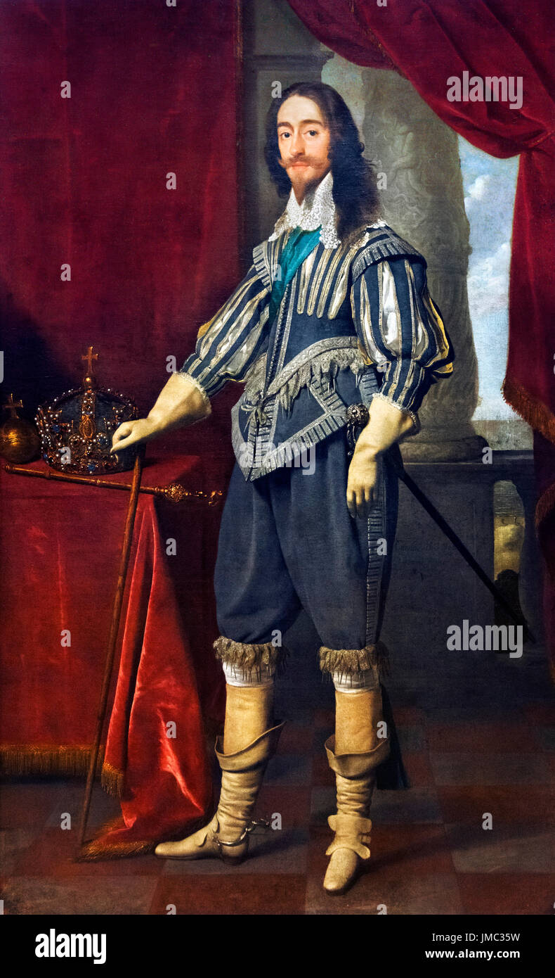 Oil paintings portrait king charles i hi-res stock photography and ...