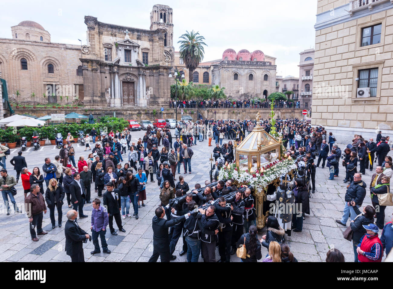 Good Friday procession, Easter Celebration in the City of Palermo ...