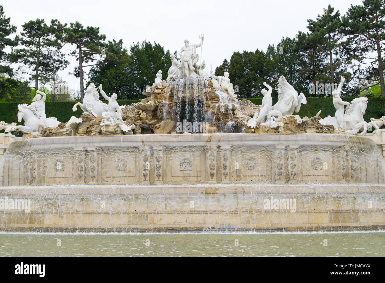 Schonbrunn Fountain - Vienna, Austria Stock Photo - Alamy