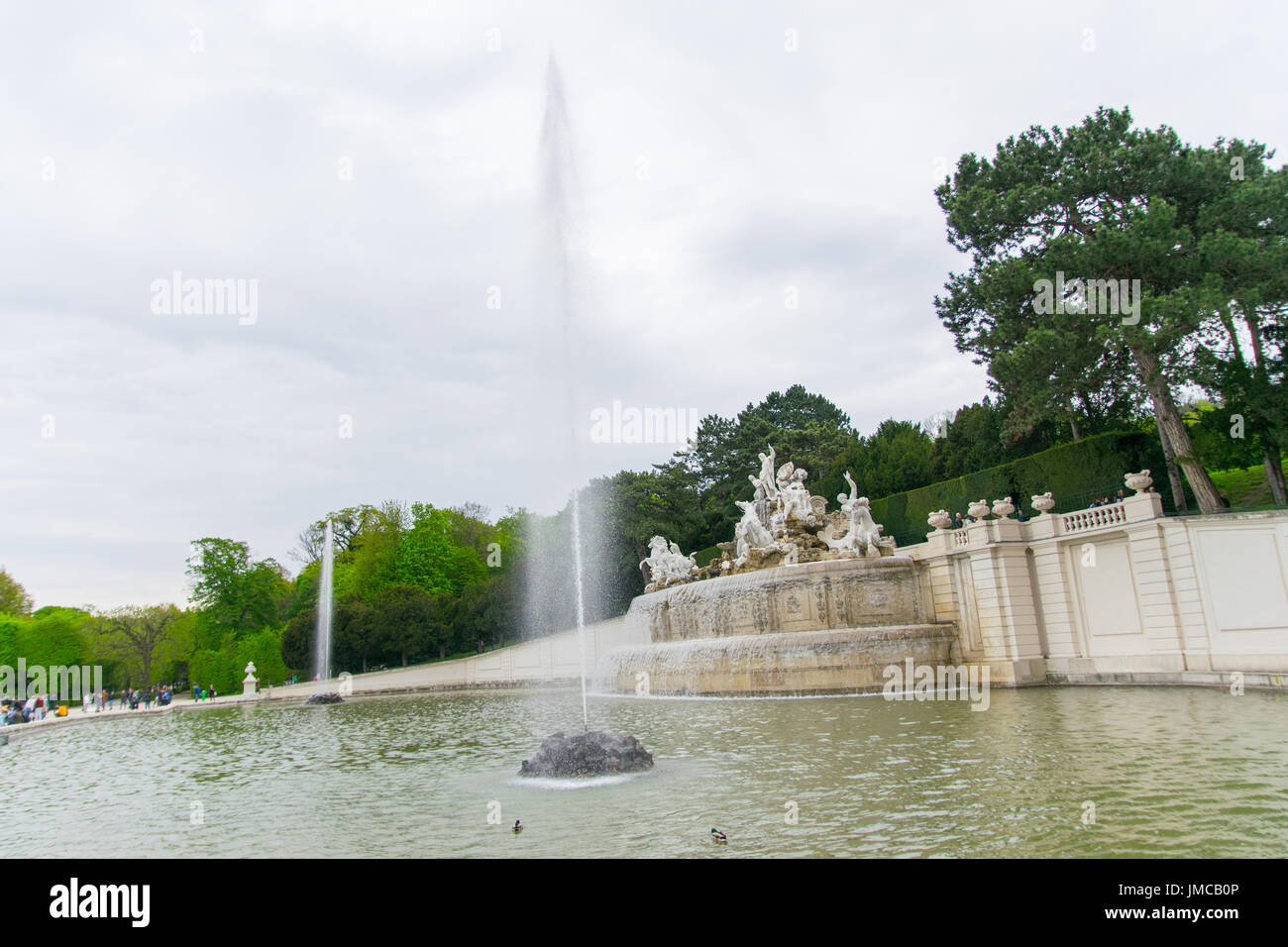 Schonbrunn Fountain - Vienna, Austria Stock Photo - Alamy