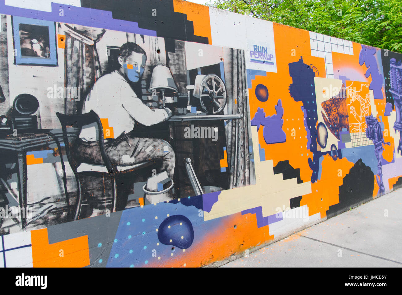Vienna Graffiti - Vienna, Austria Stock Photo - Alamy