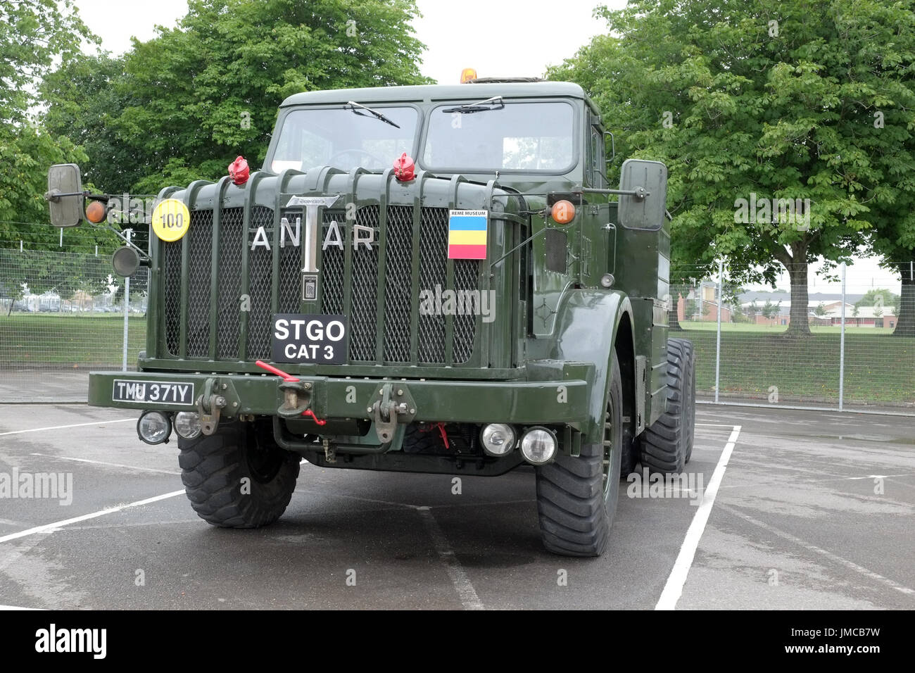 26thJuly 2017 - British Army Thronycroft Mighty Antar MkII, a restored ...