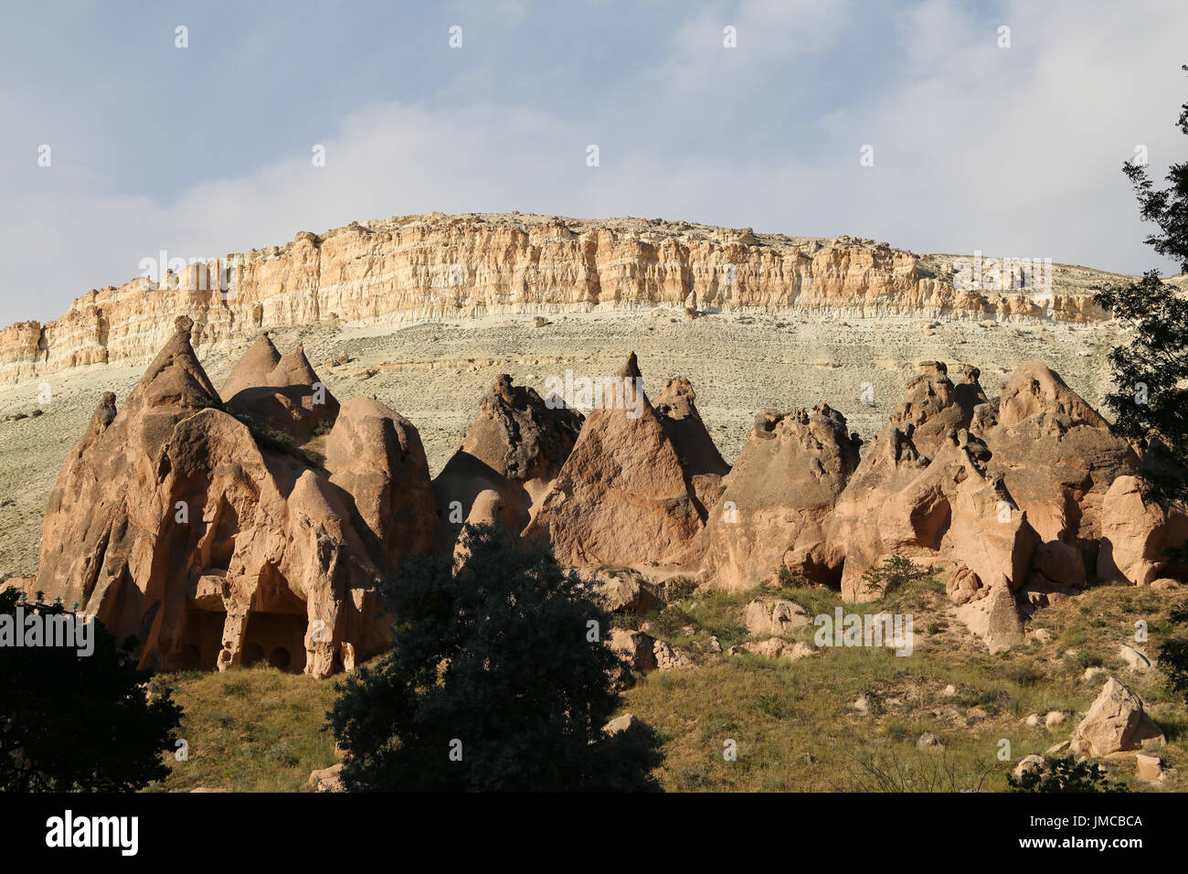 Rock Formations in Zelve Valley, Cappadocia, Turkey Stock Photo - Alamy