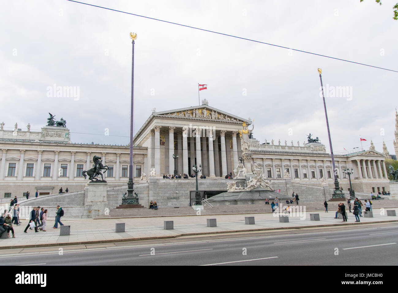 Vienna Parliament Building - Vienna, Austria Stock Photo - Alamy