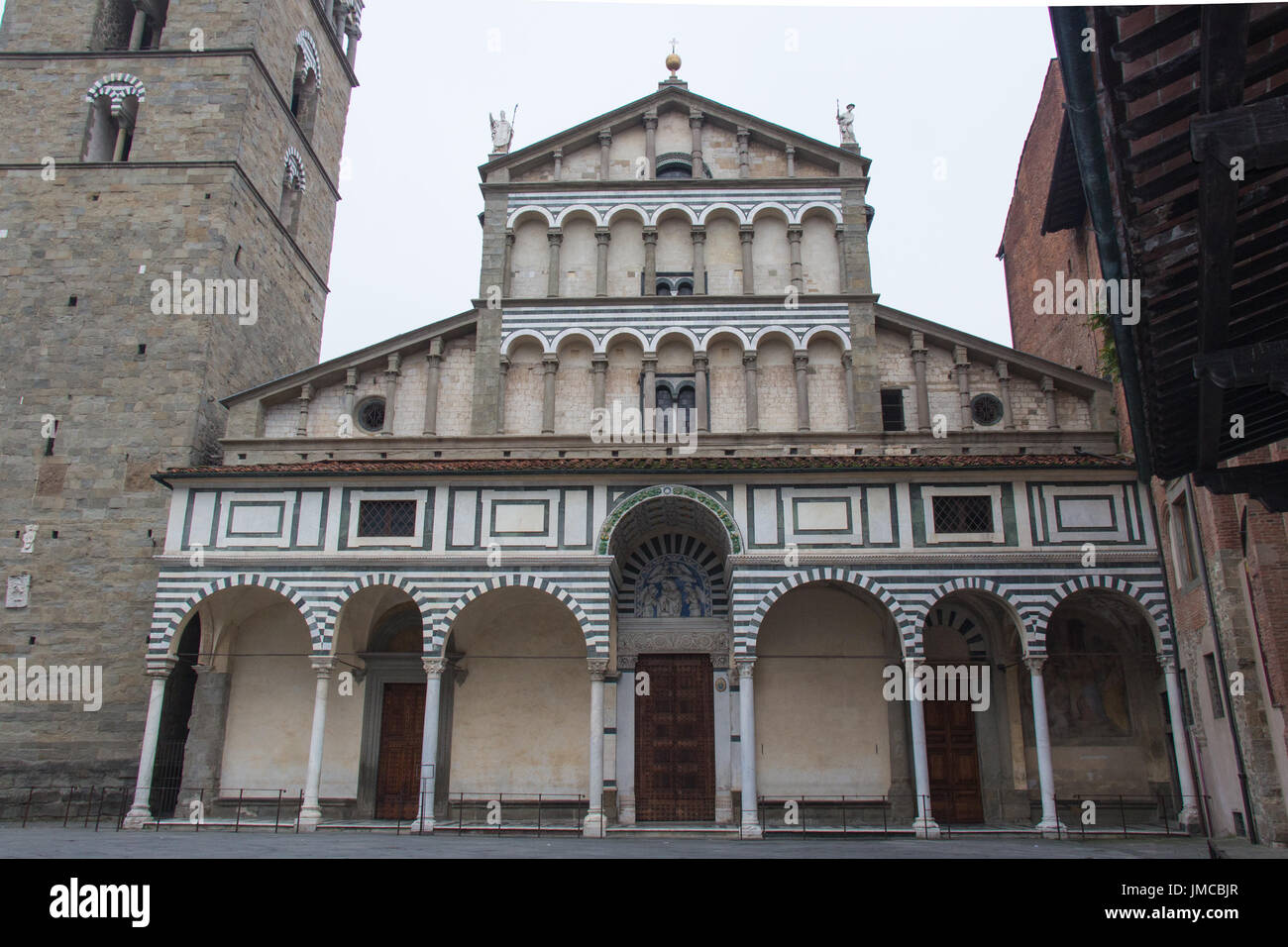 Italy, Pistoia - November 27 2016: the view of the Cathedral of San ...