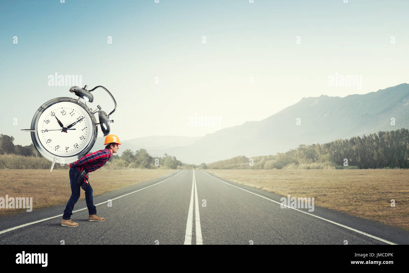 Construction contract deadline Stock Photo - Alamy