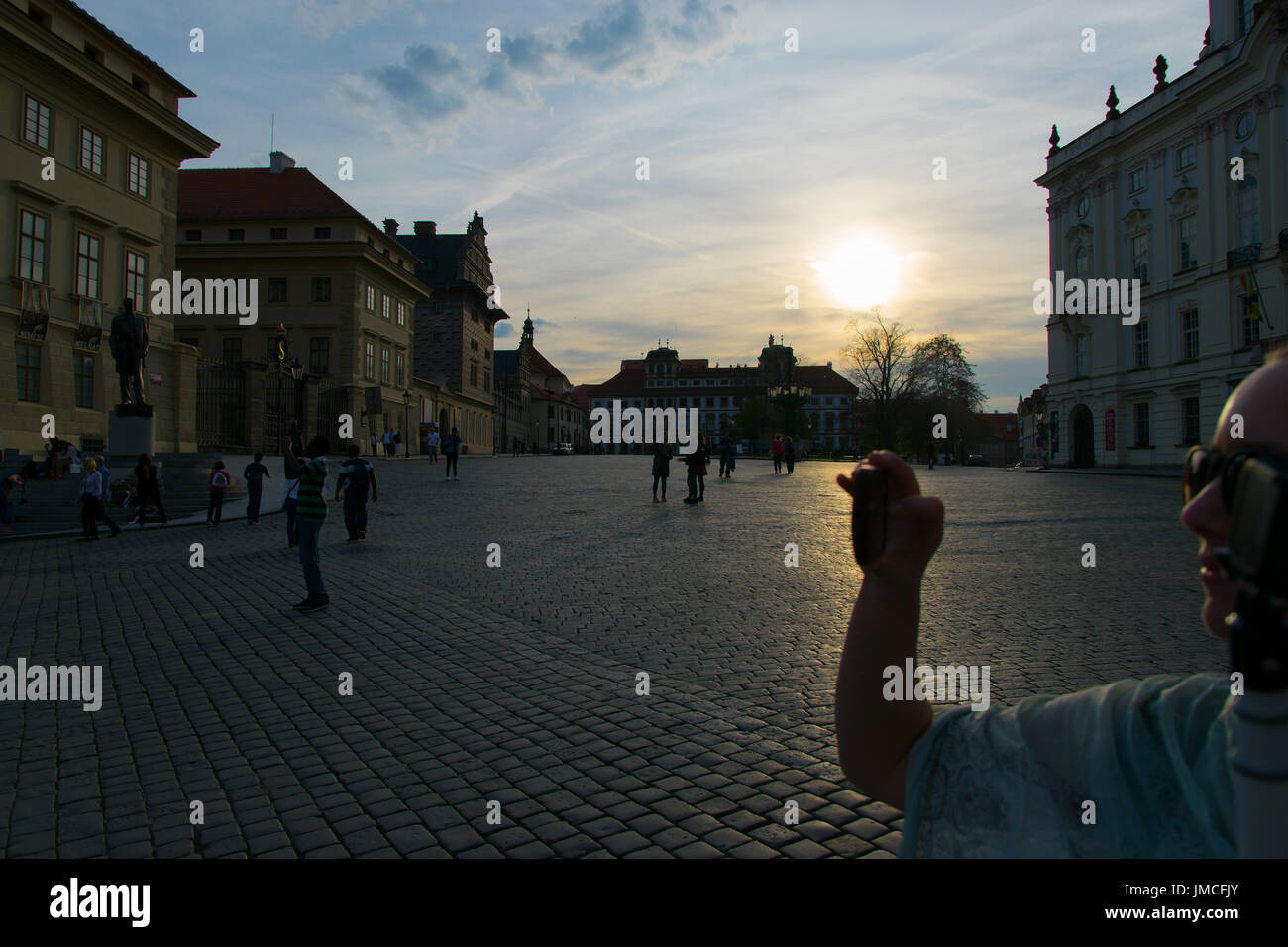 Prague Sunset - Prague, Czech Republic Stock Photo - Alamy