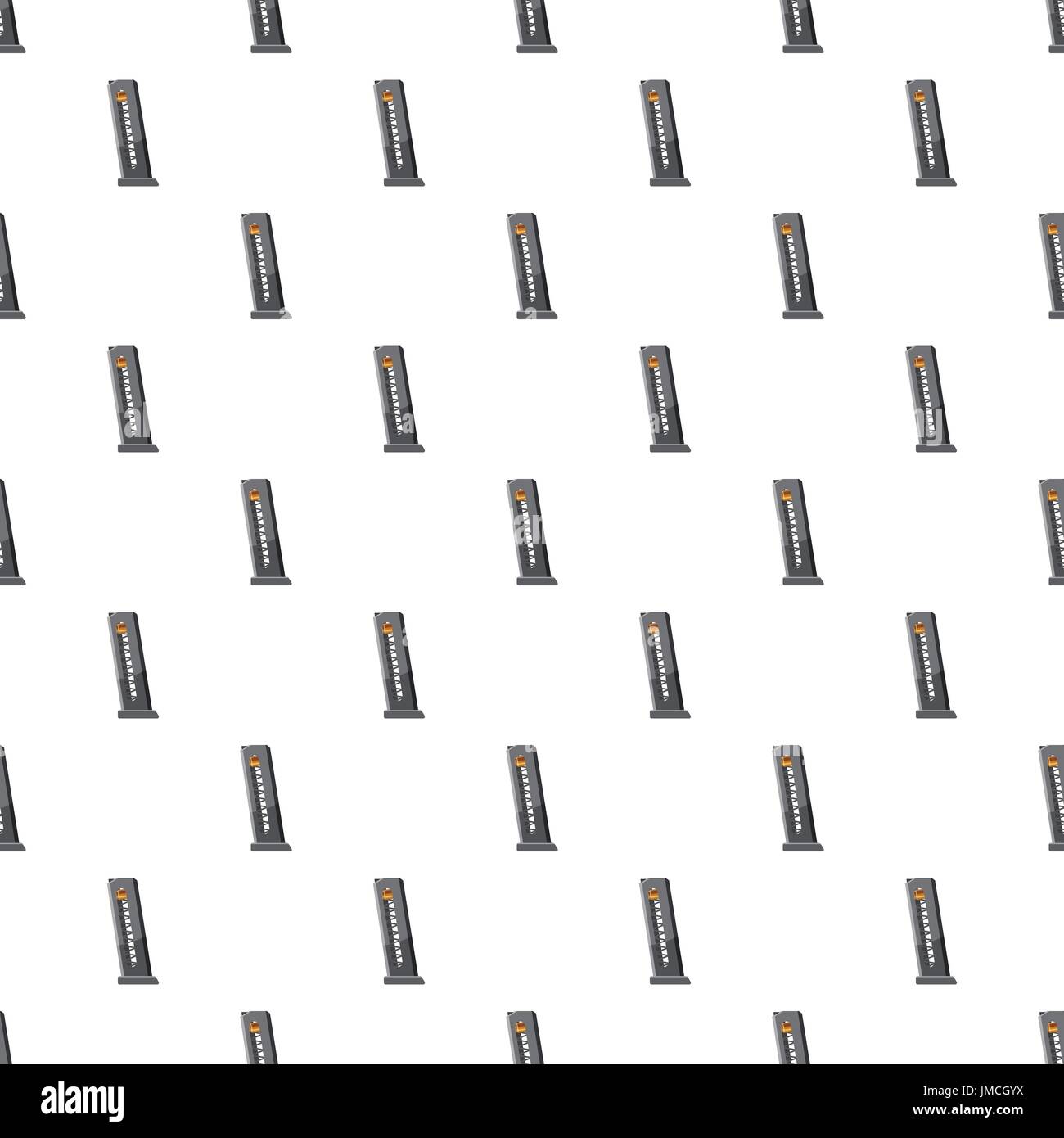 Gun magazine pattern seamless repeat in cartoon style vector ...