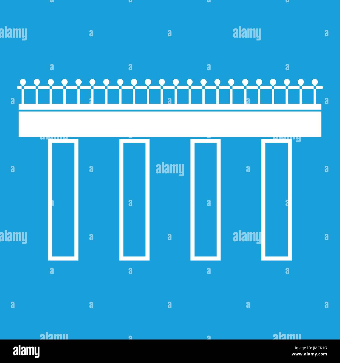 Bridge icon white Stock Vector Image & Art - Alamy