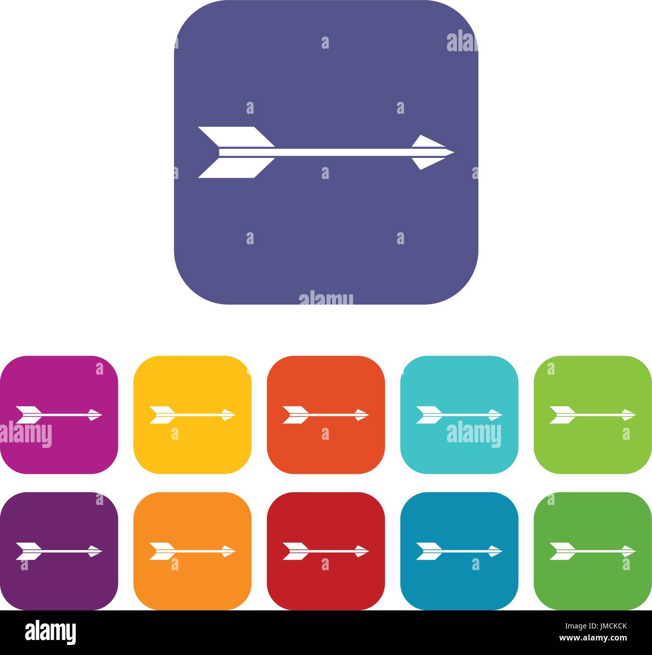 Long arrow icons set Stock Vector Image & Art - Alamy