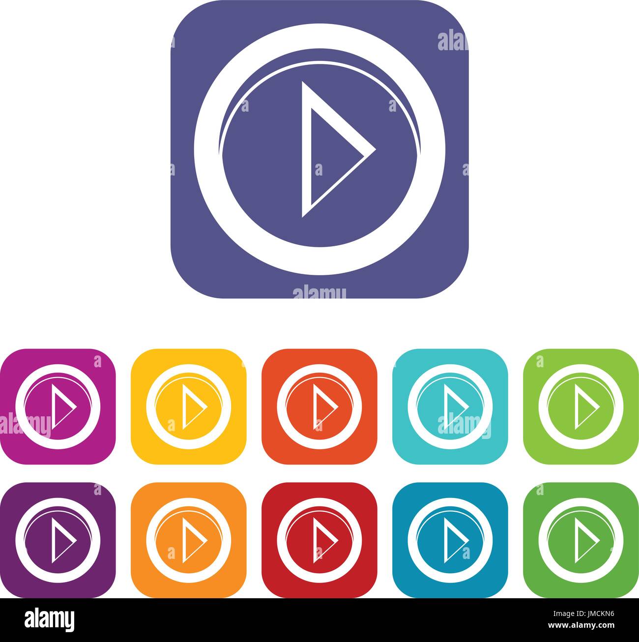 Cursor to right in circle icons set Stock Vector Image & Art - Alamy