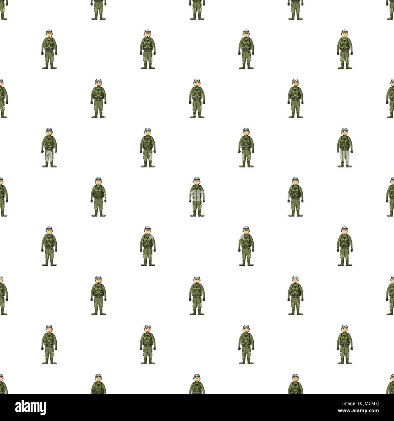 Soldier in body armor pattern Stock Vector Image & Art - Alamy