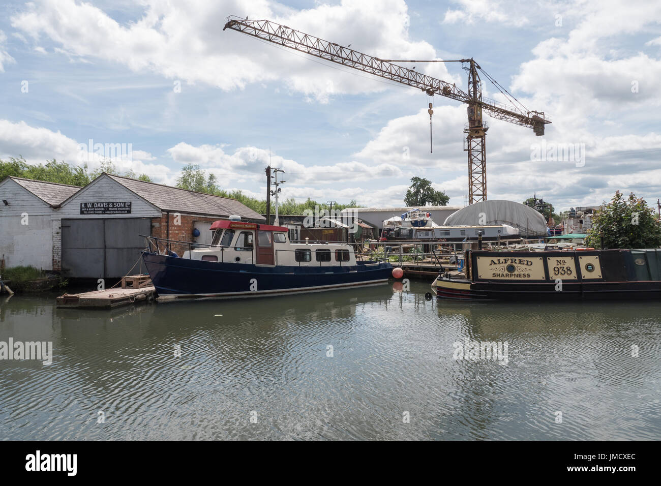 Saul Junction where the Gloucester, Sharpness and Stroudwater canals ...