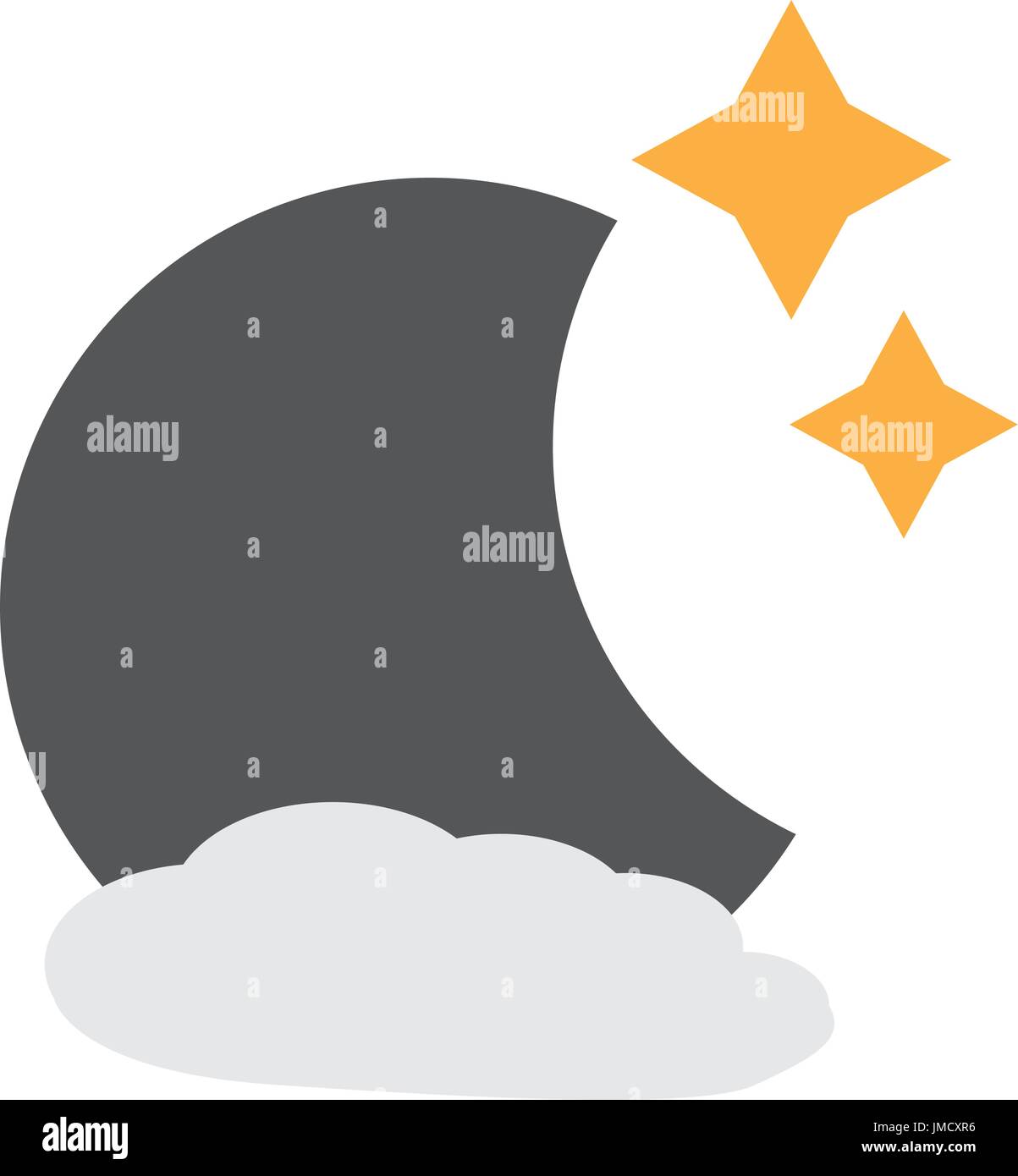 Moonlight cloud Stock Vector Images - Alamy