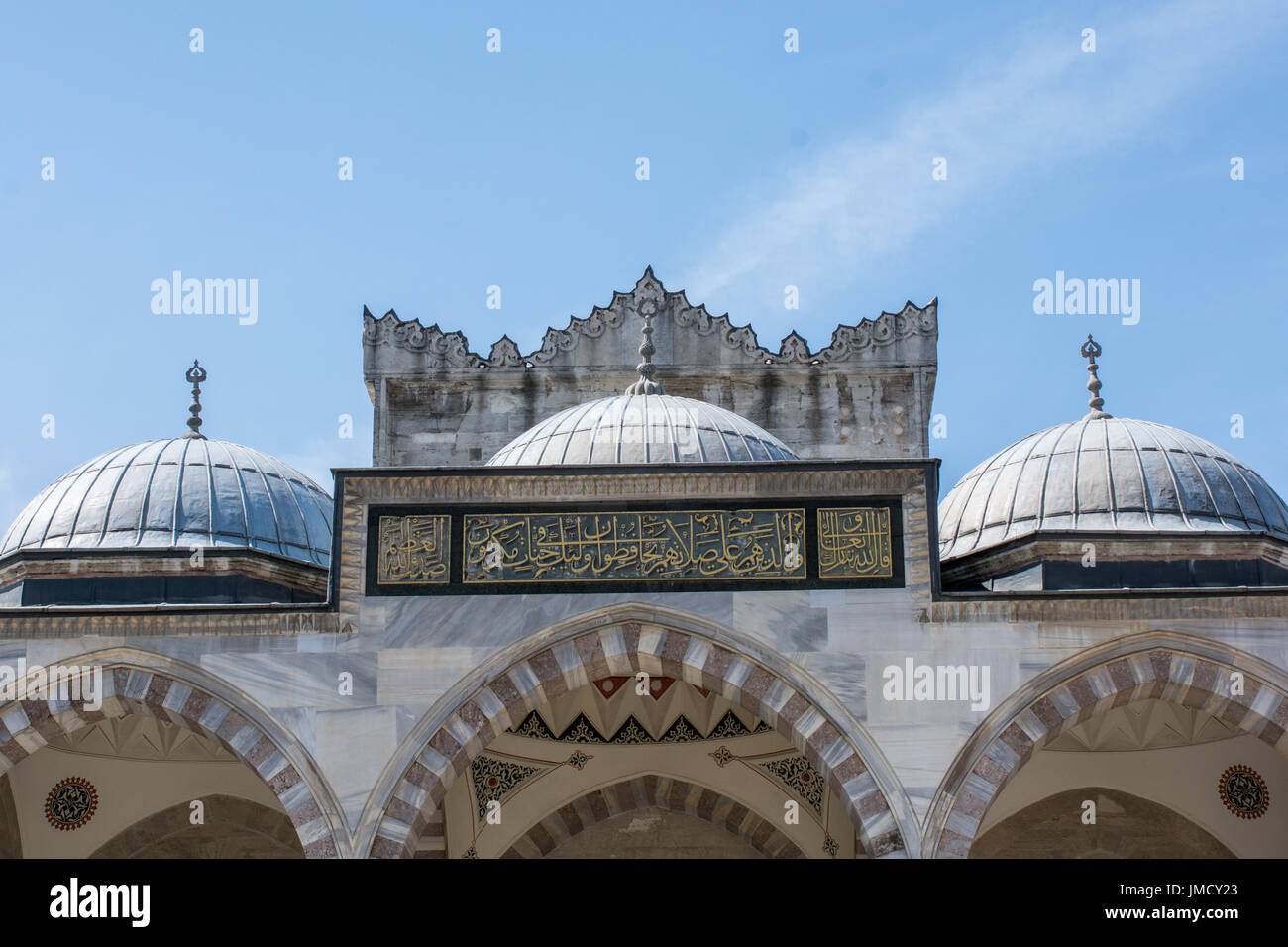 Outer view of dome in Ottoman architecture in, Istanbul, Turkey Stock ...