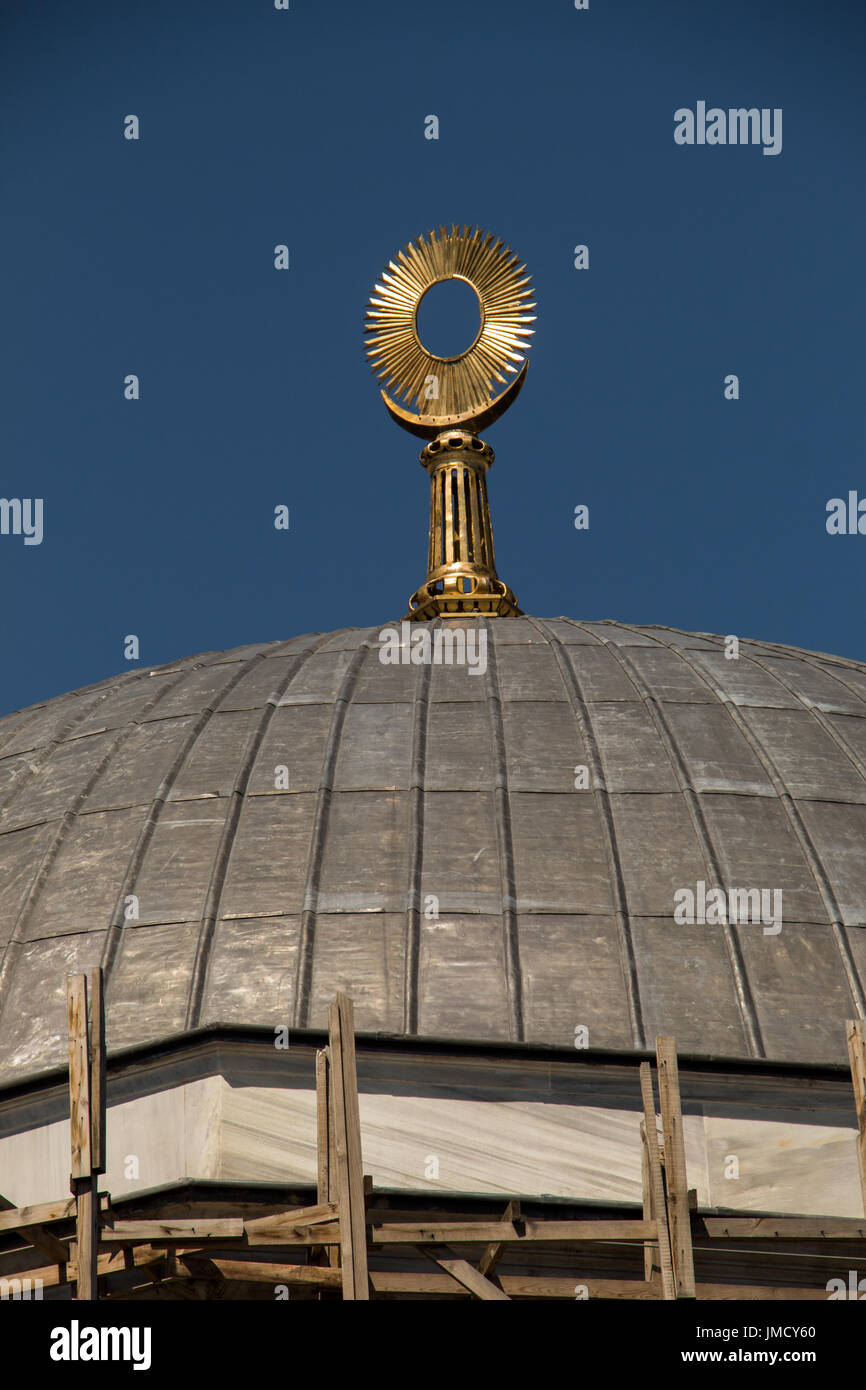 Outer view of dome in Ottoman architecture in, Istanbul, Turkey Stock ...