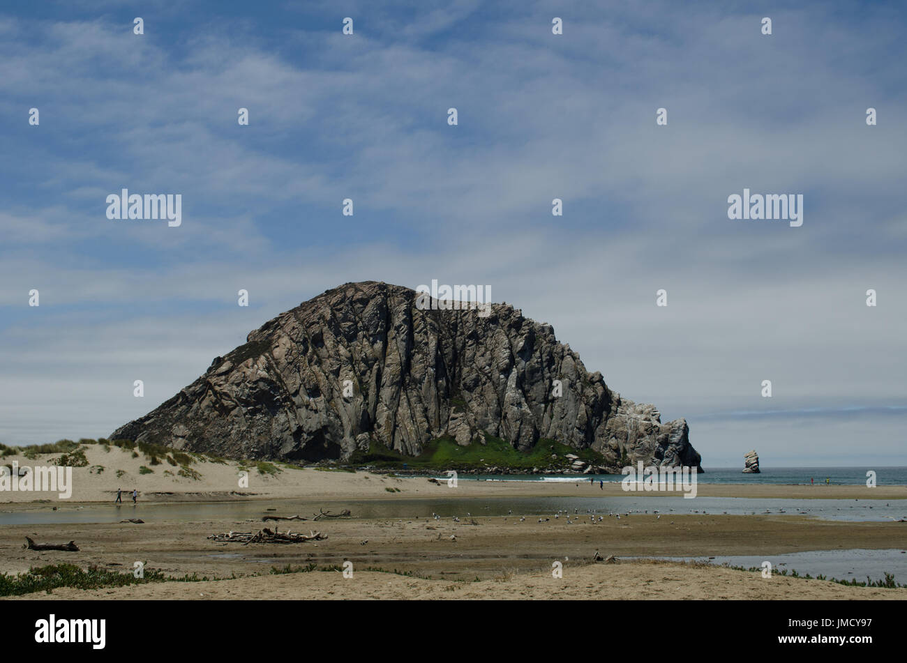 Morro Rock, Morro Bay California Stock Photo - Alamy