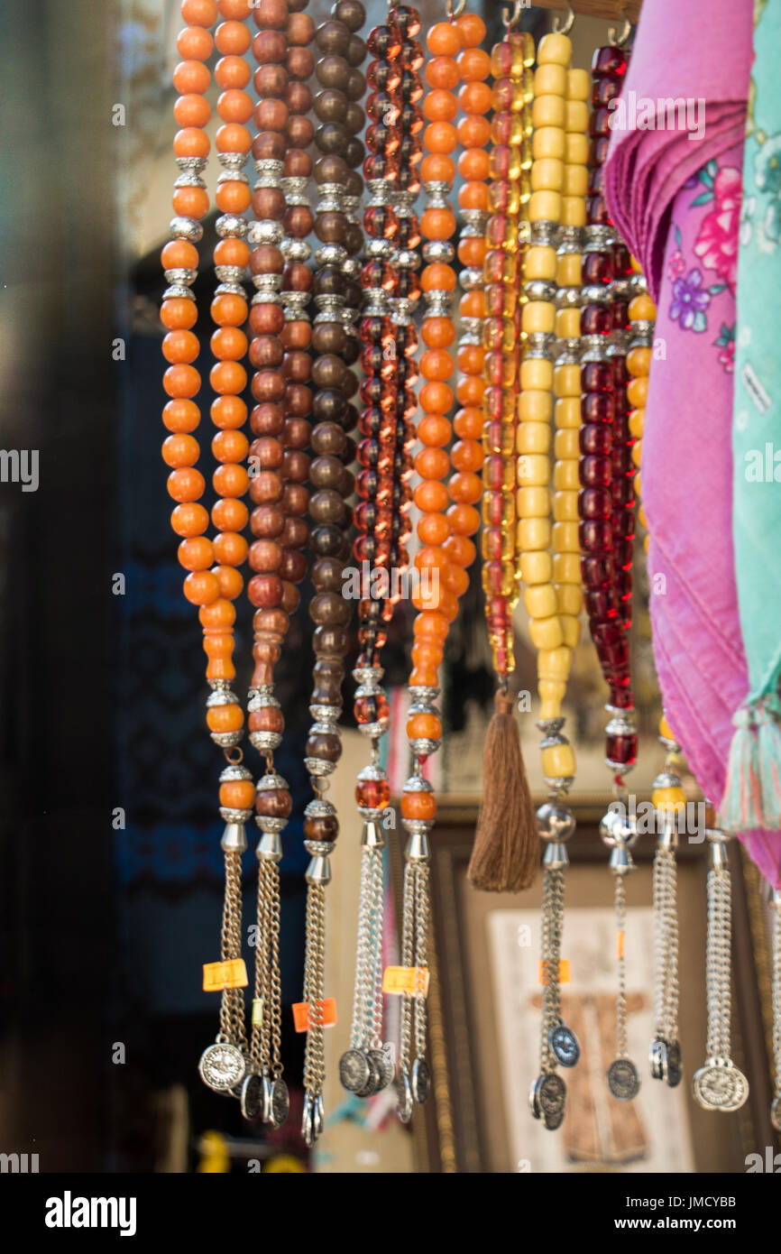 Set of praying beads of various colors Stock Photo - Alamy