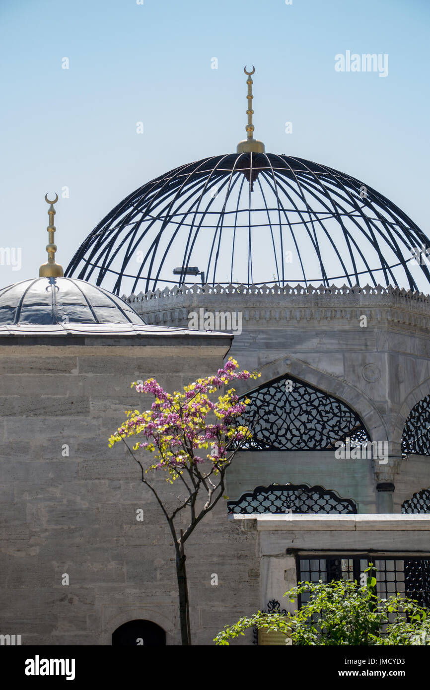 Outer view of dome in Ottoman architecture in, Istanbul, Turkey Stock ...