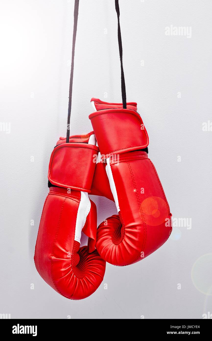 A studio photo of boxing gloves Stock Photo - Alamy
