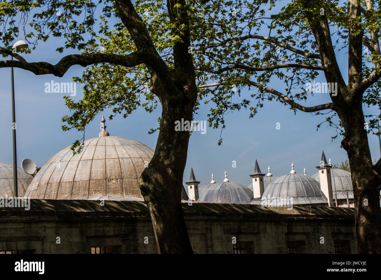 Outer view of dome in Ottoman architecture in, Istanbul, Turkey Stock ...