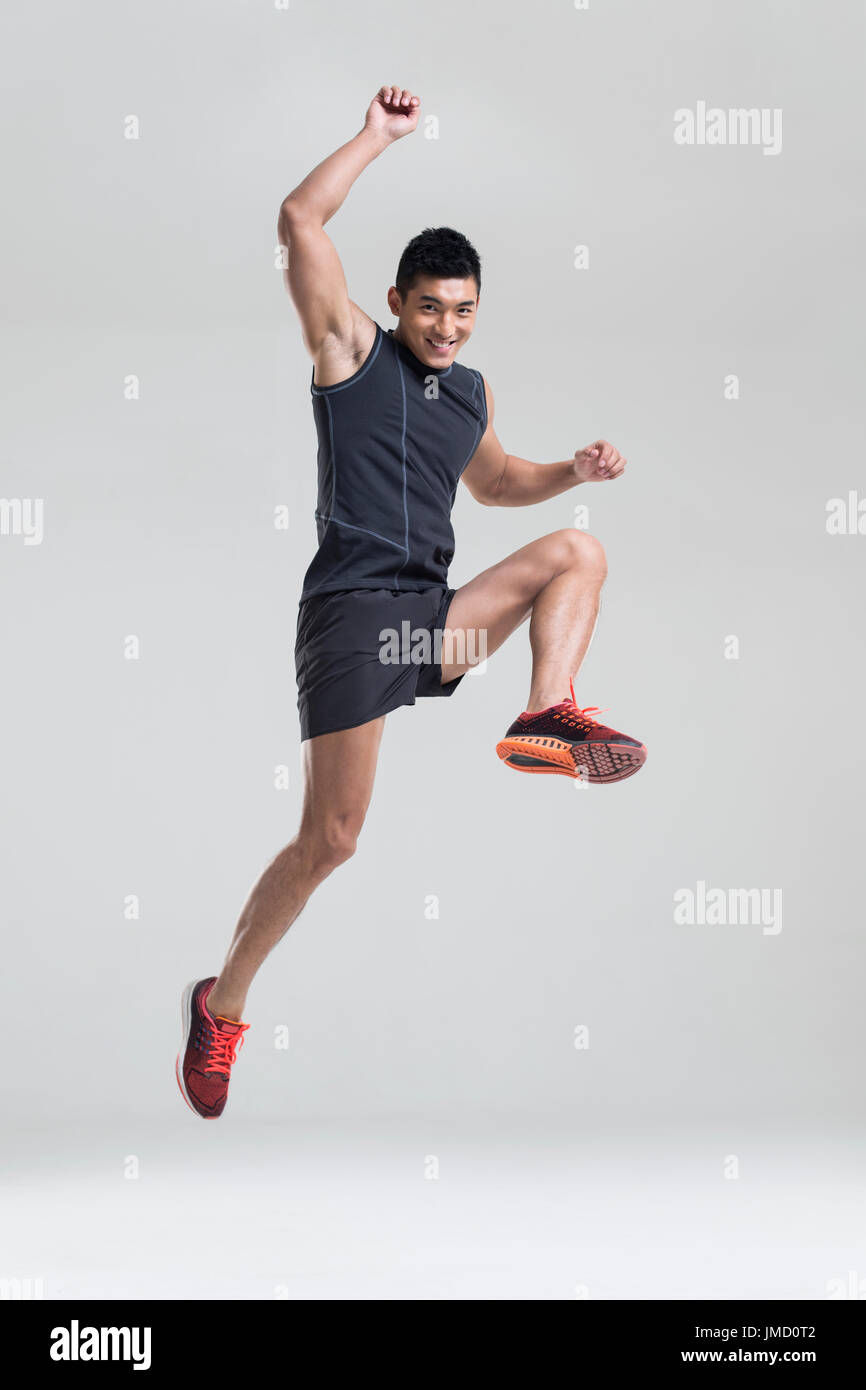 Jumping exercises hi-res stock photography and images - Alamy