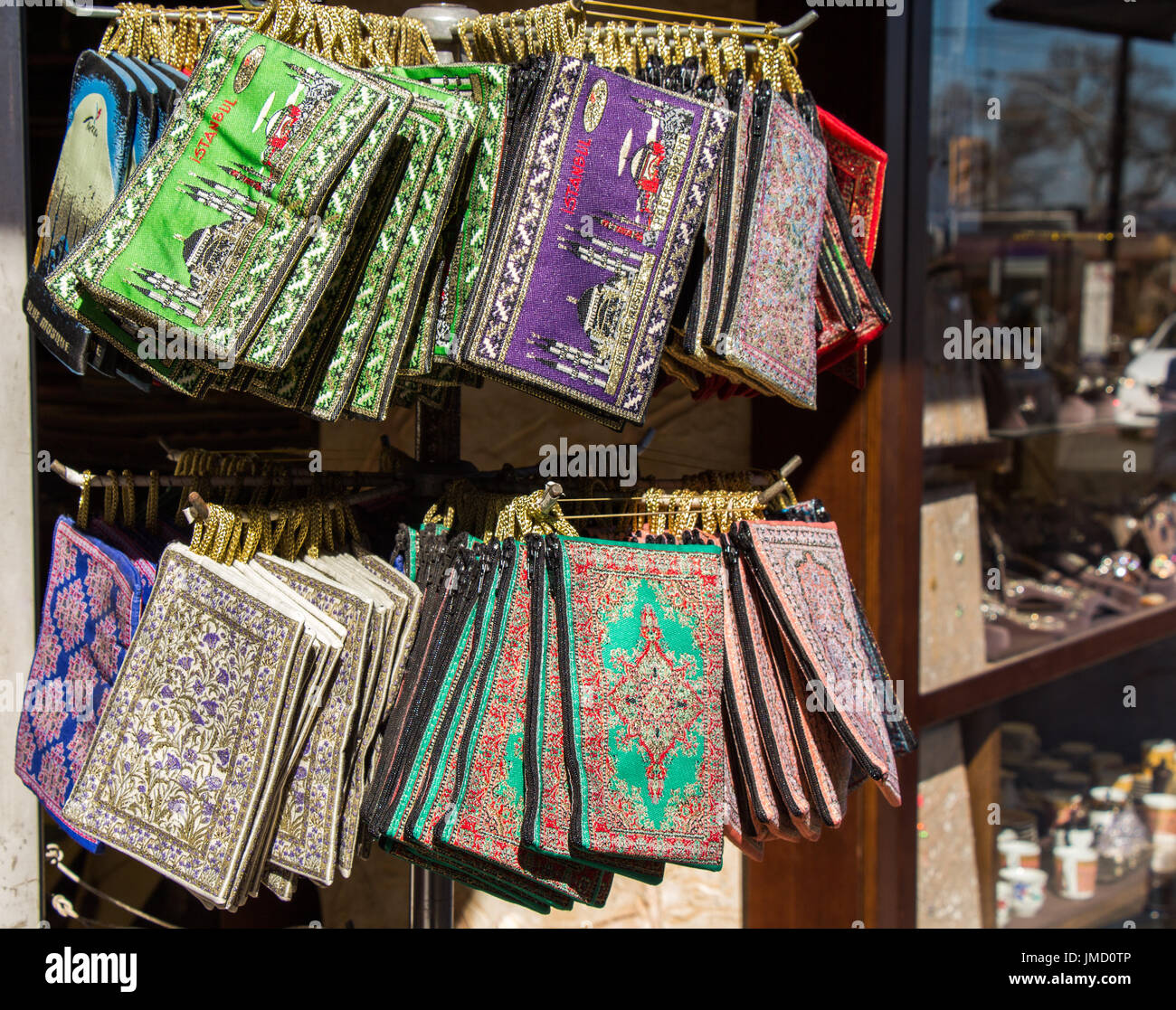Traditional style handmade woven bags of fabric Stock Photo - Alamy