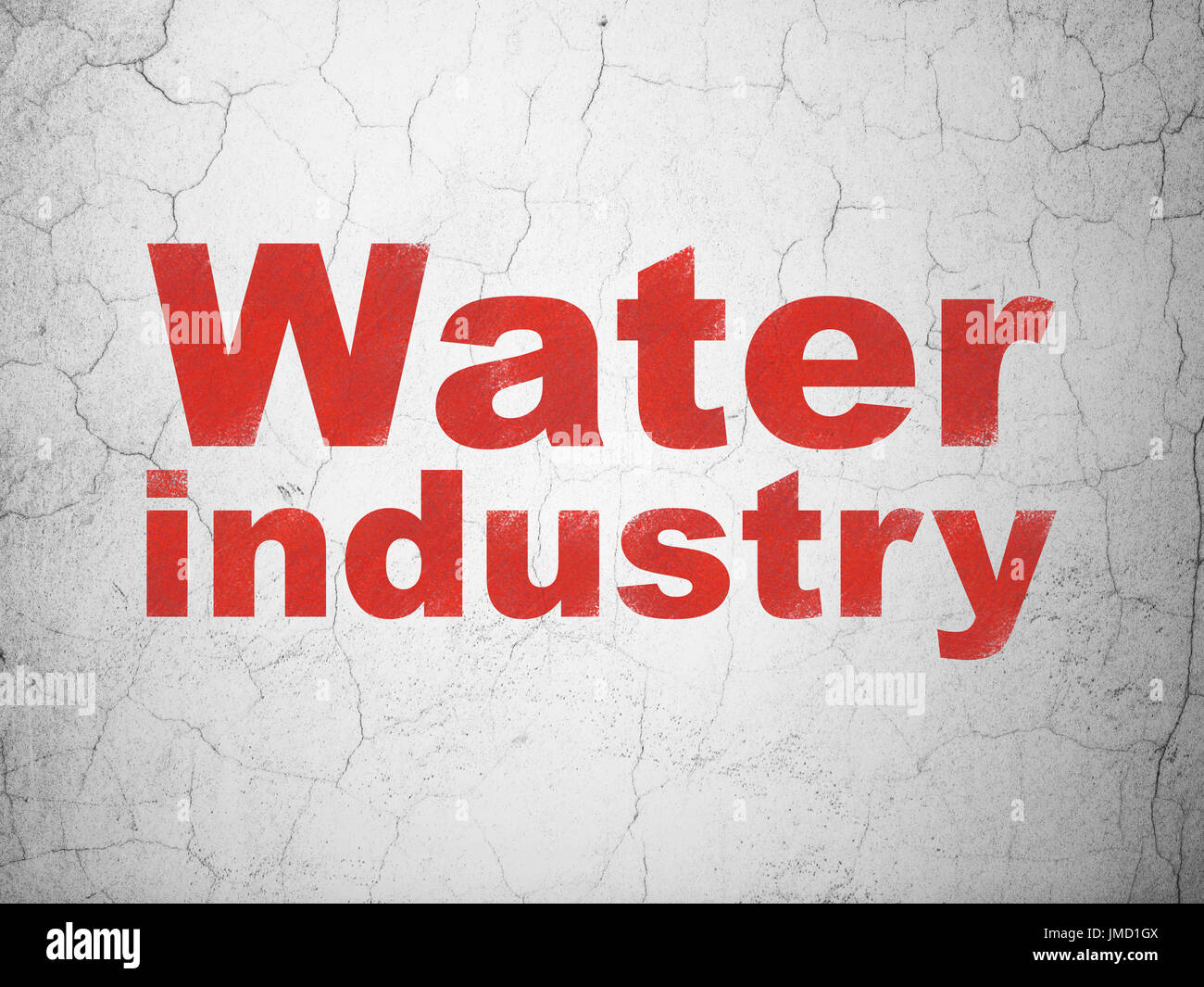Industry concept: Water Industry on wall background Stock Photo - Alamy